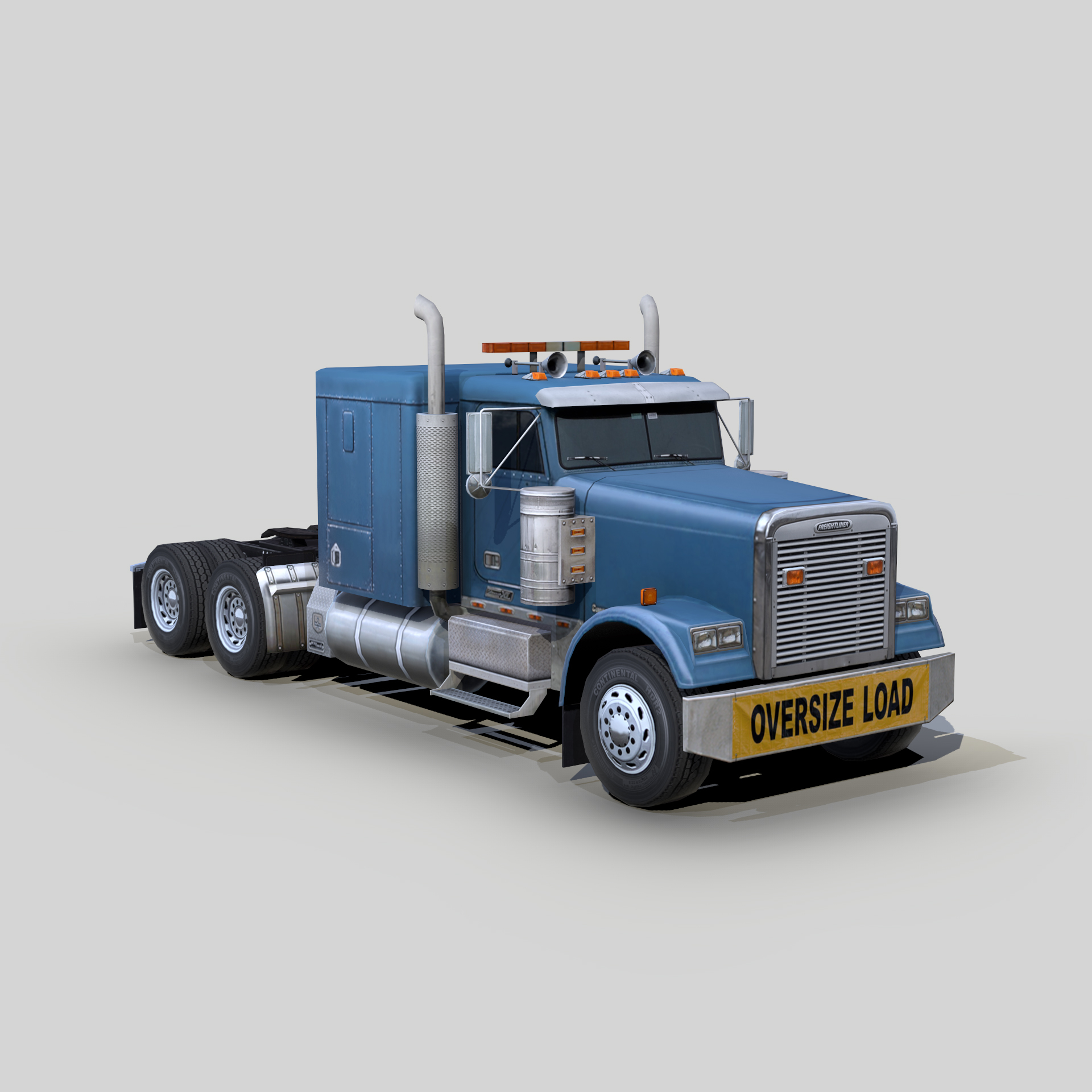 Freightliner fld 120 classic 3D - TurboSquid 1567386