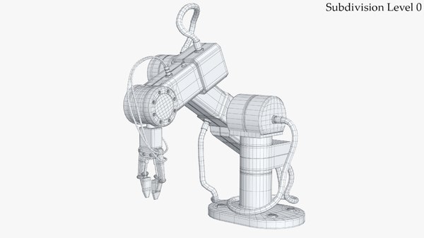 laboratory robot manipulator 3d model