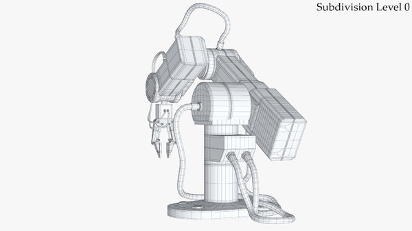 laboratory robot manipulator 3d model