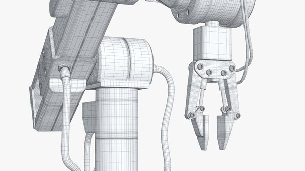 laboratory robot manipulator 3d model