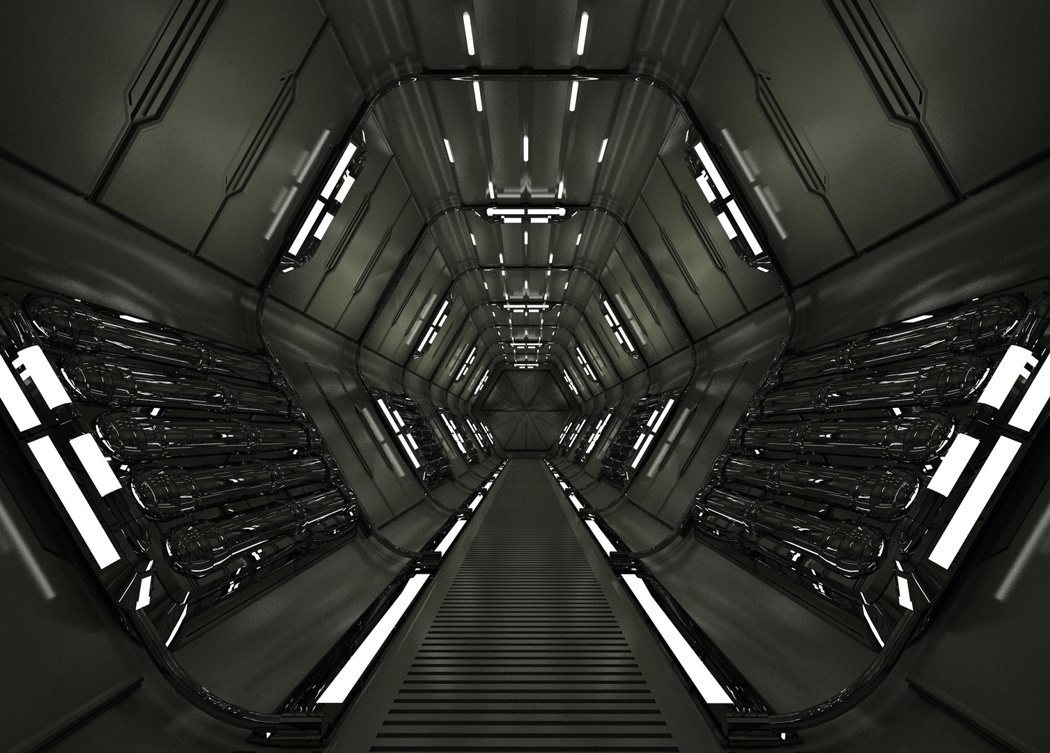 Interior sci fi scene 3D model - TurboSquid 1567513