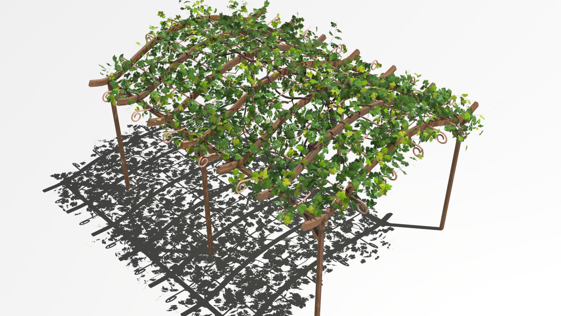 Vine arbor 3D model - TurboSquid 1567573