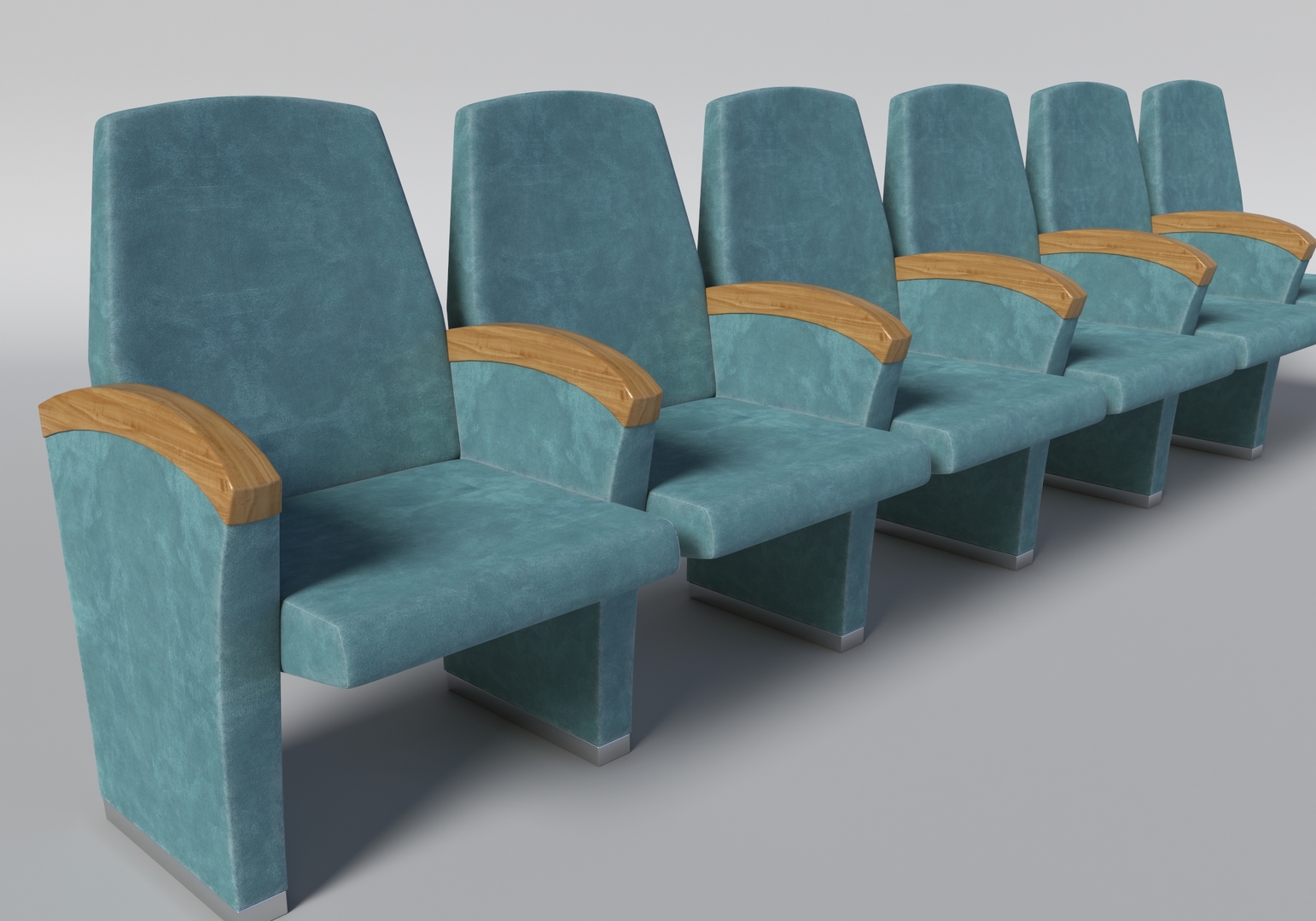 3d model auditorium chair