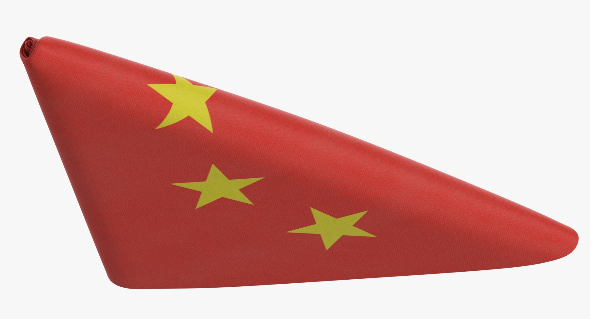 3D flag folded triangle china - TurboSquid 1567923