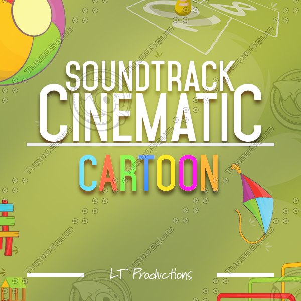 Stock WAV cartoon Music soundtrack