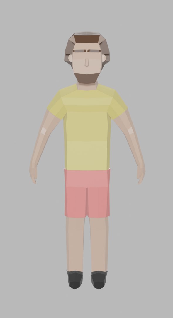 3D model character man rigged unity - TurboSquid 1567900