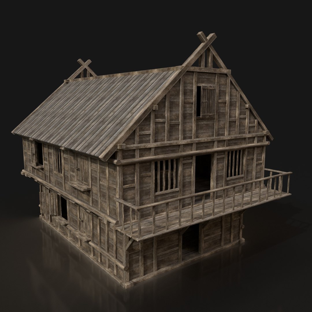 3D ready fantasy medieval tavern model - TurboSquid 1481994