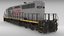 3D locomotive sd40-2 kcs sd40 model - TurboSquid 1567990