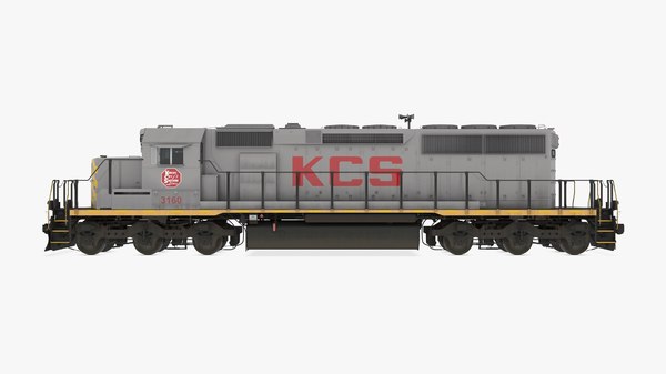 3D locomotive sd40-2 kcs sd40 model - TurboSquid 1567990