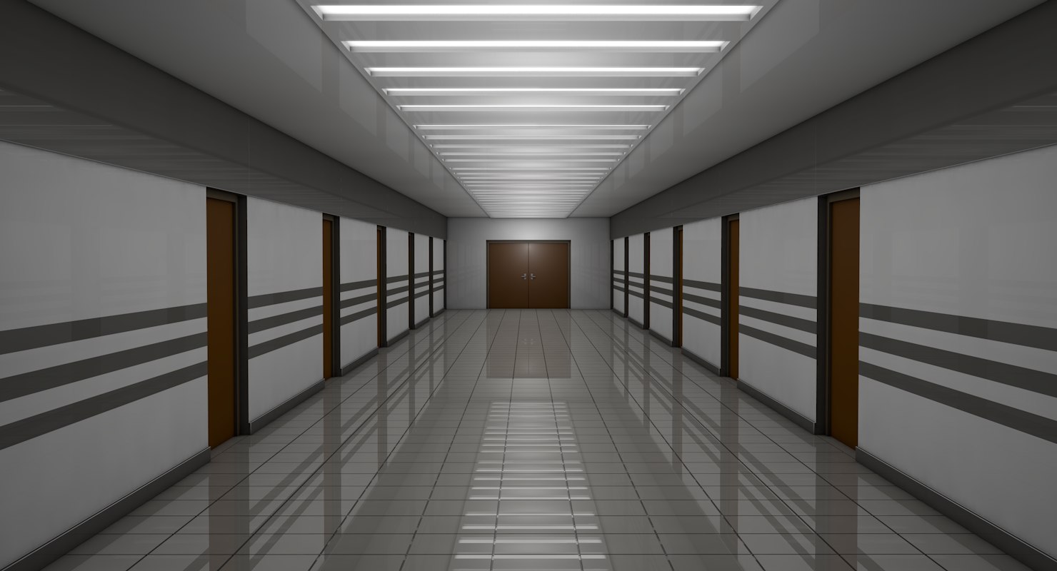 Apartment corridor 3D - TurboSquid 1568086