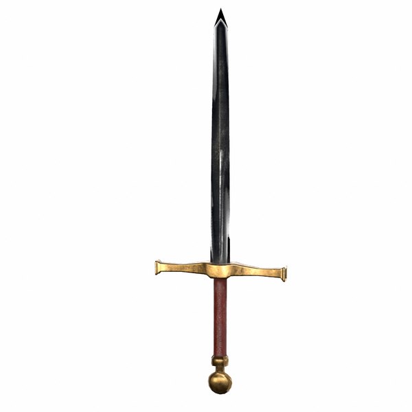 modelo 3d Espada simple - Low Poly - TurboSquid 1568214