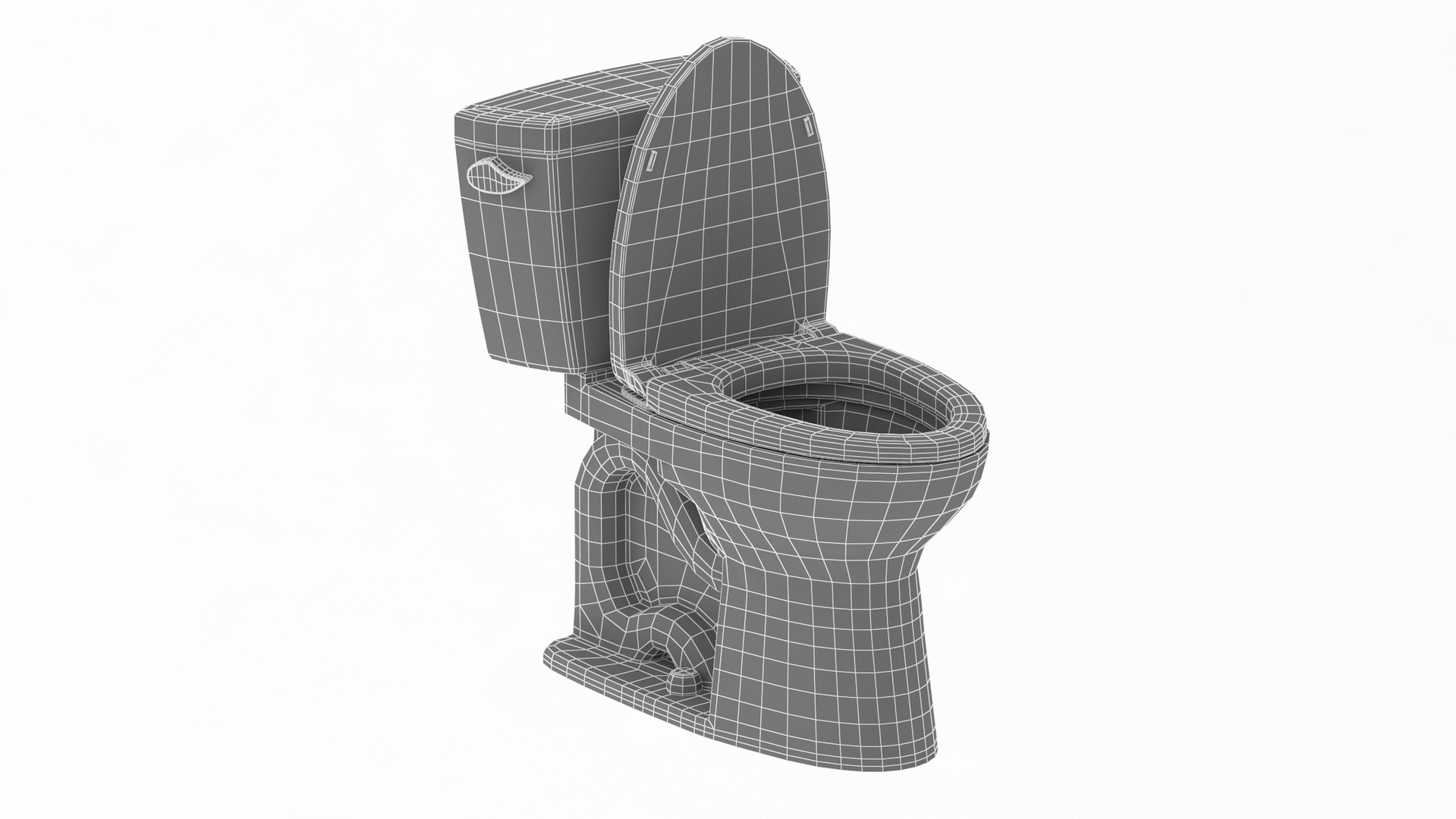 Toto toilet piece 3D model - TurboSquid 1568328