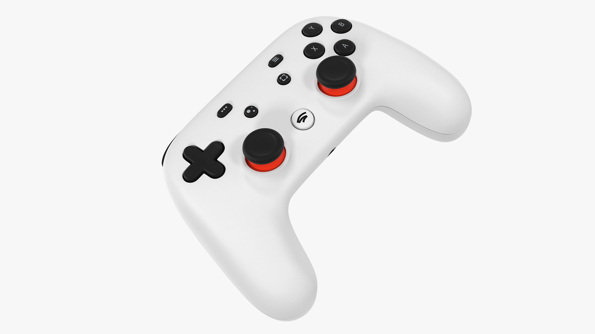 White google stadia controller 3D model - TurboSquid 1568514
