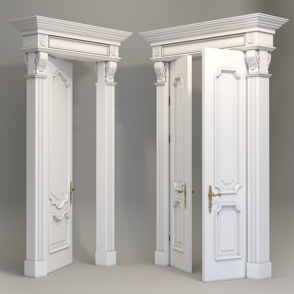 classic door 3d model