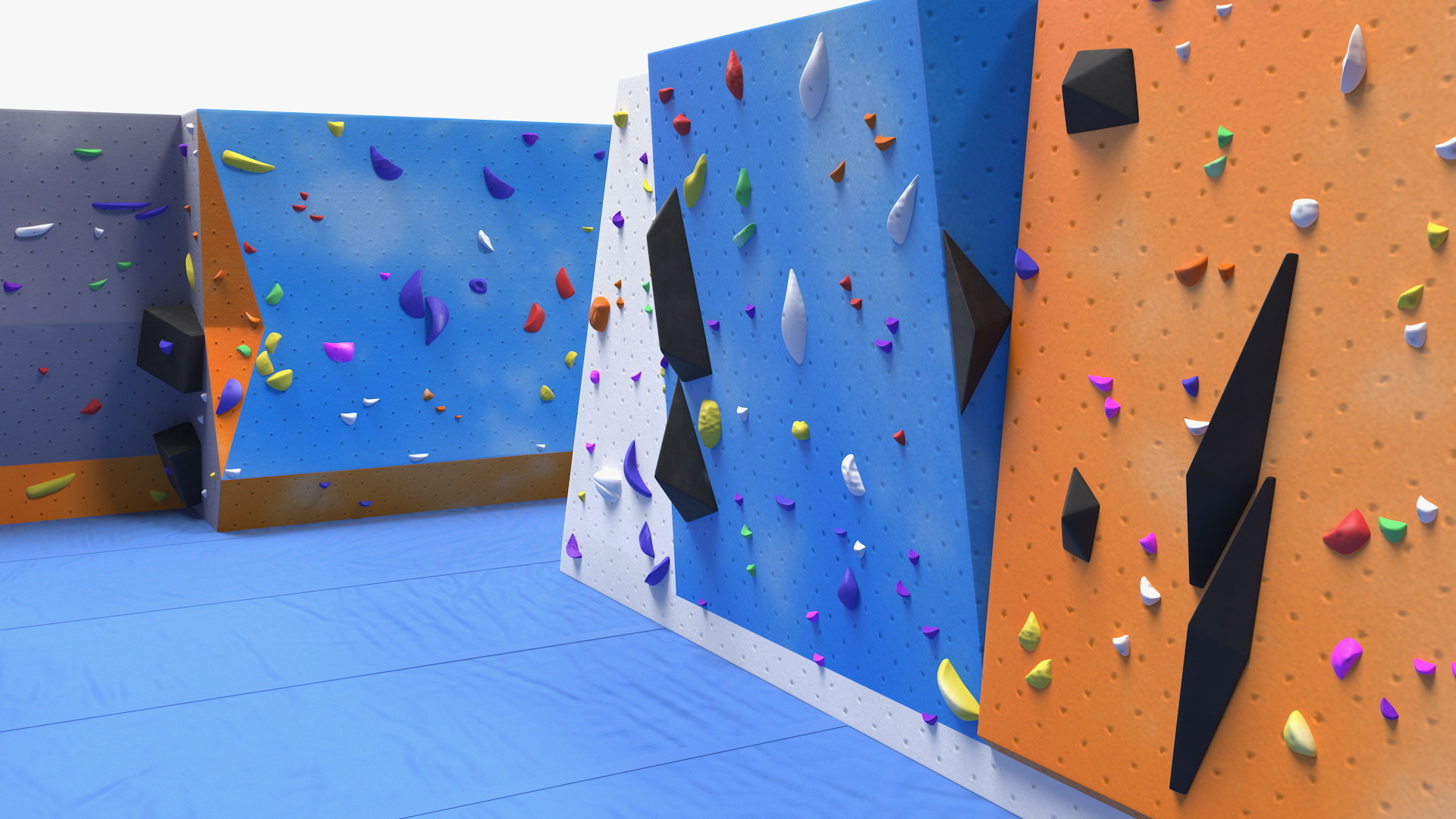 3D climbing bouldering wall sports - TurboSquid 1568392