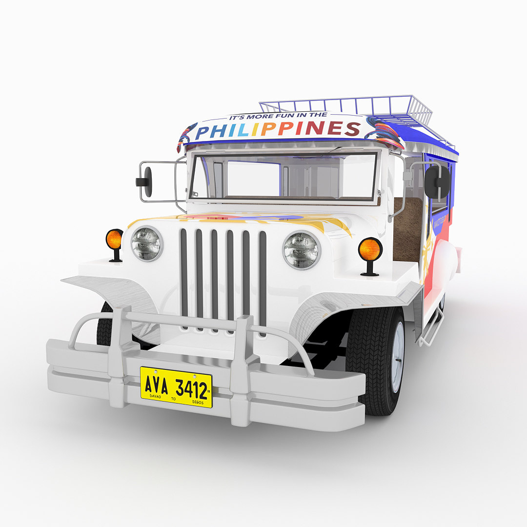 3D philippine jeepney - TurboSquid 1568469