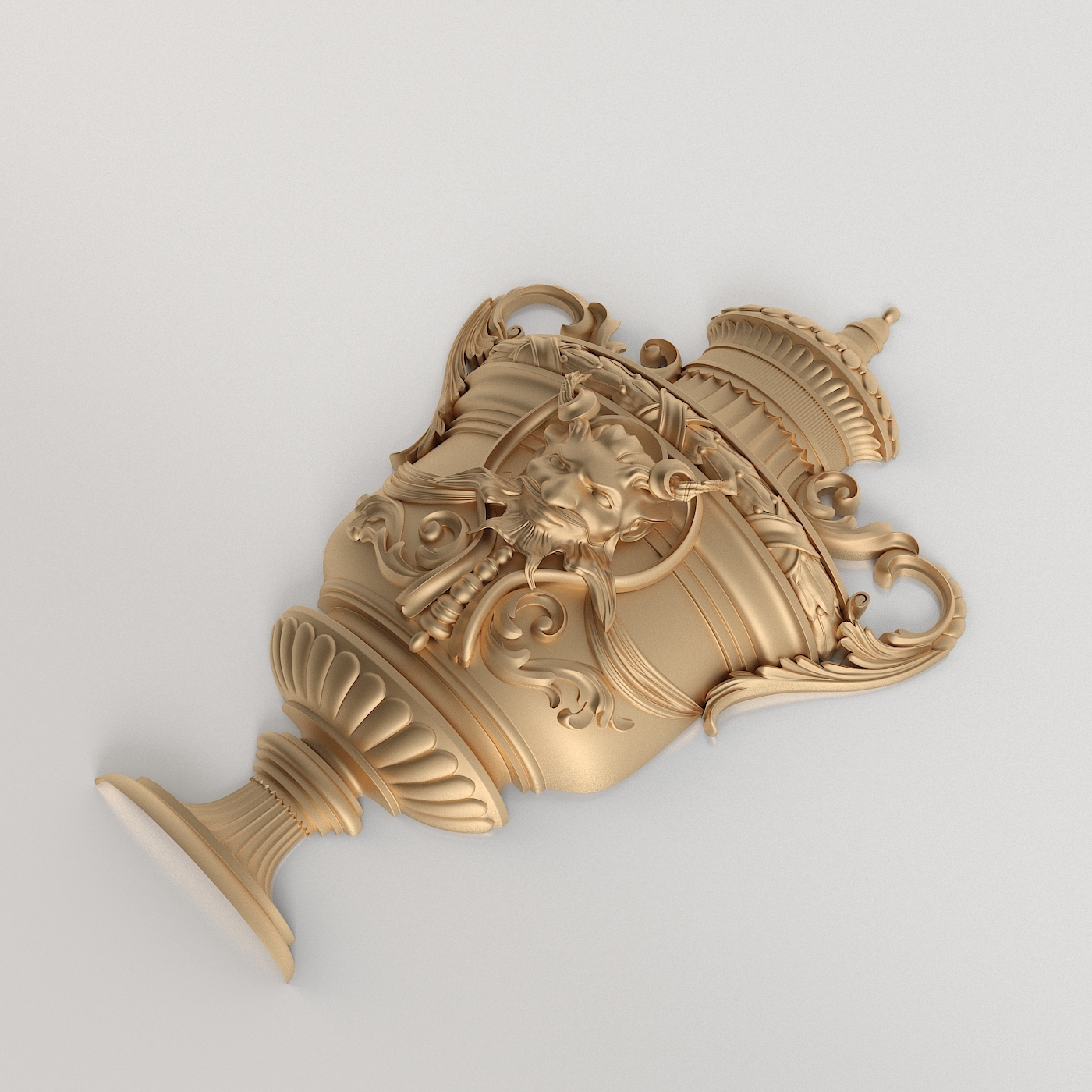 Carved composition 3D model - TurboSquid 1568220