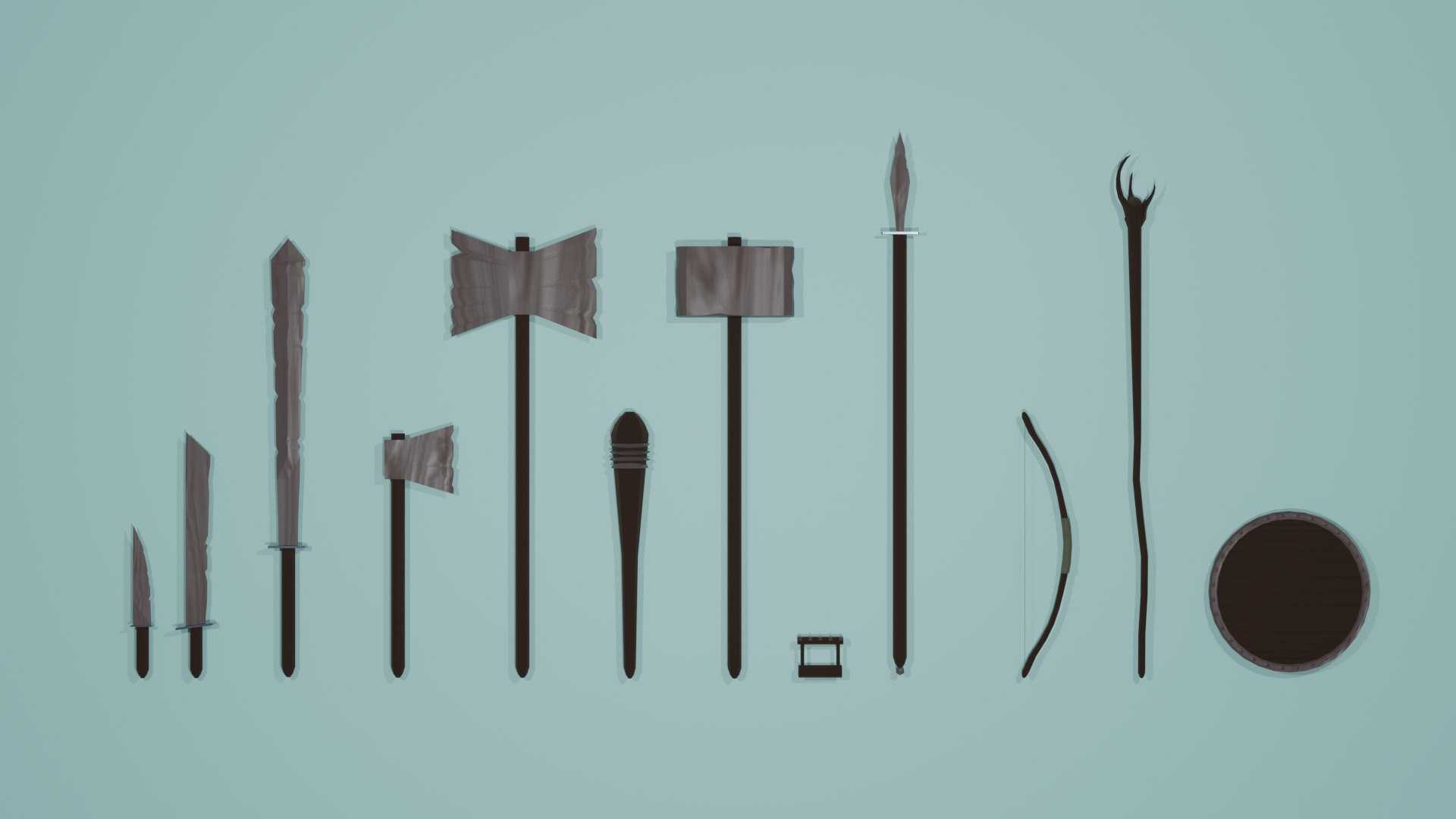 Free dagger sword axe model - TurboSquid 1569009