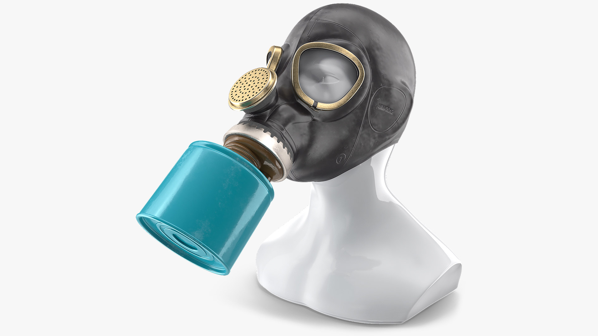Gp5 lightweight gas mask 3D model - TurboSquid 1569043