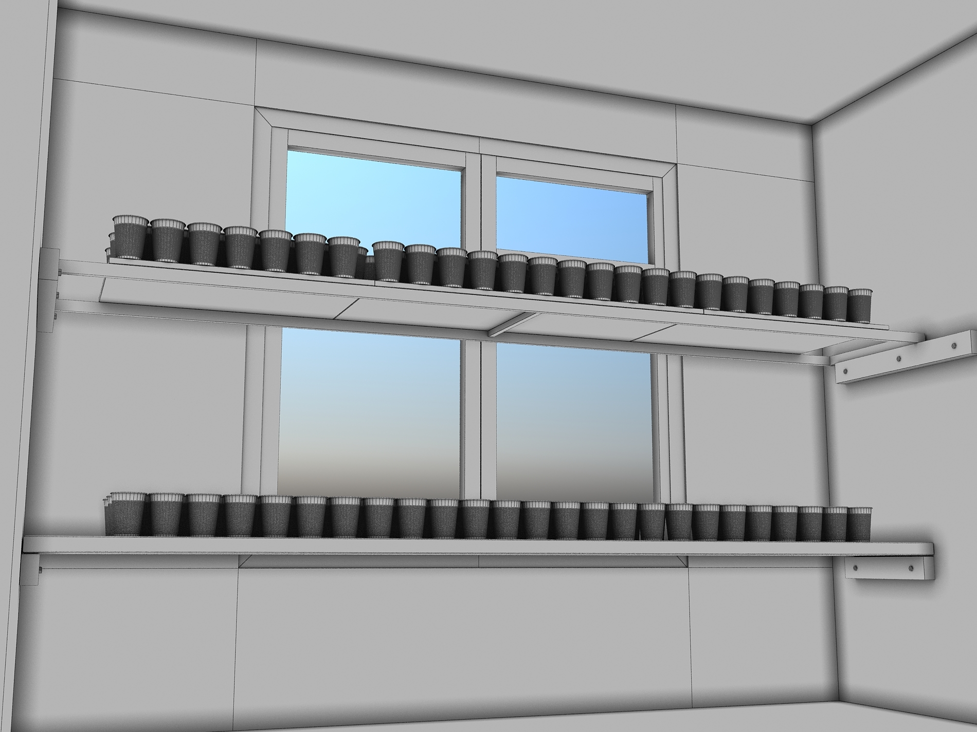 Shelf germination disposable model - TurboSquid 1569342