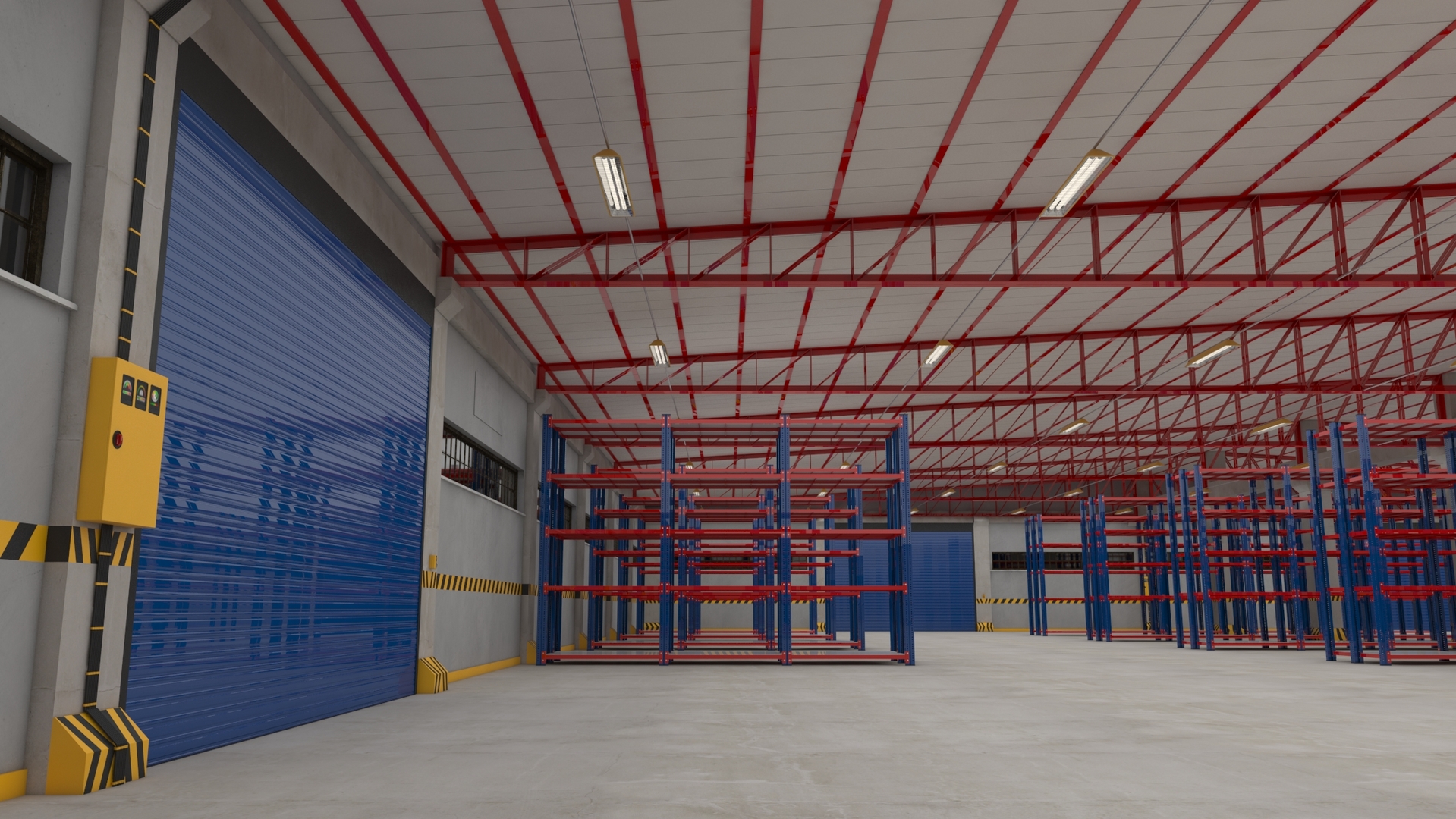 3D model warehouse factory packing - TurboSquid 1569635