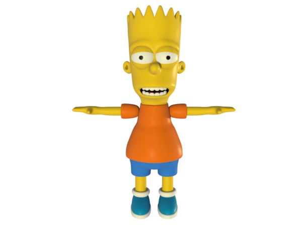 Bart Simpson Blender Models for Download | TurboSquid