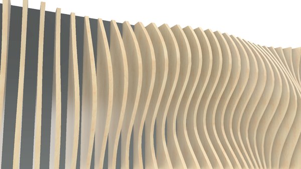 modelo 3d Paneles paramétricos: ondulaciones - TurboSquid 1569525