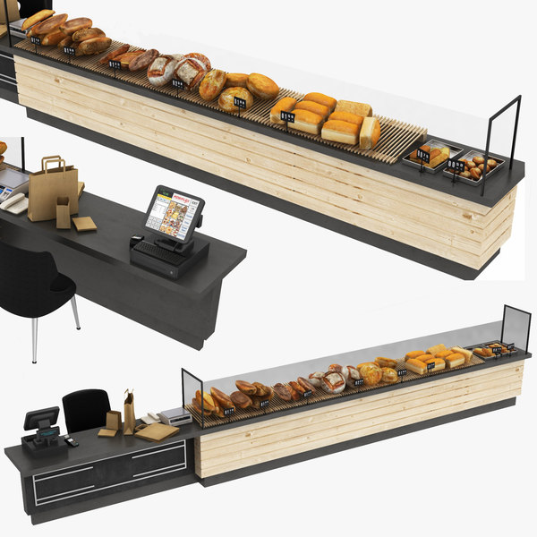 Bakery Display 3D Models for Download | TurboSquid