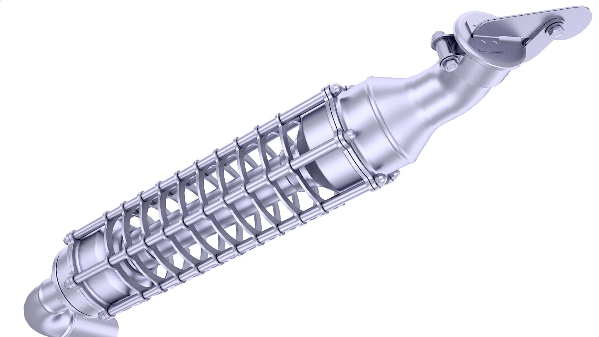 3D muffler post apocalyptic model - TurboSquid 1569775