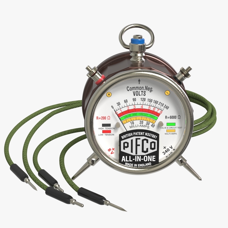 3D old multimeter - TurboSquid 1569761