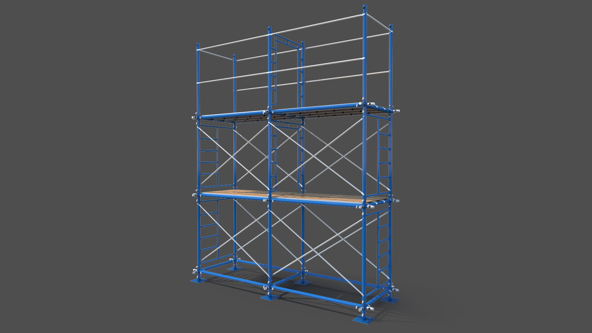3D scaffoldings modular industry - TurboSquid 1569802