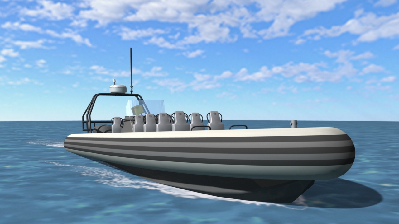 Patrol boat 3D model - TurboSquid 1569823