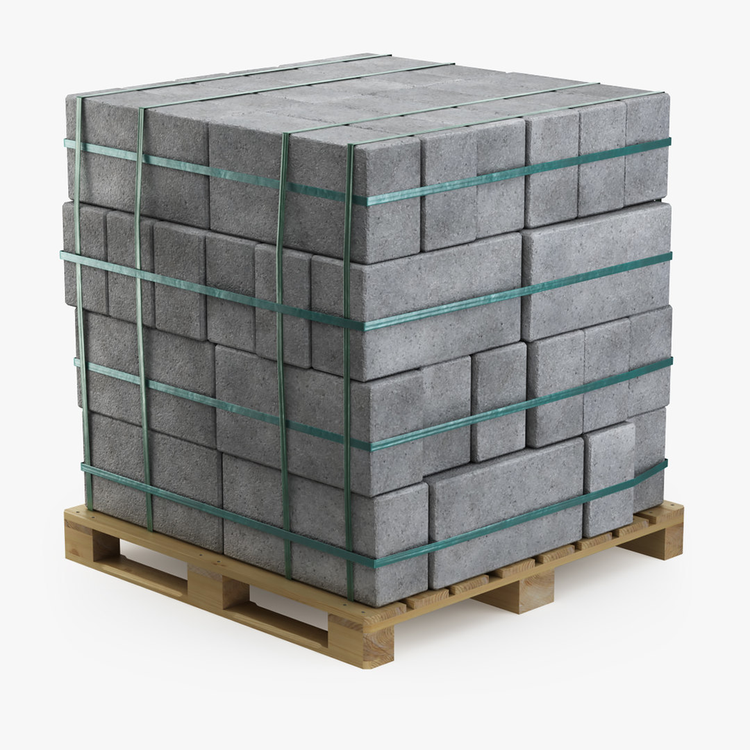 3D pallet blocks - TurboSquid 1569995