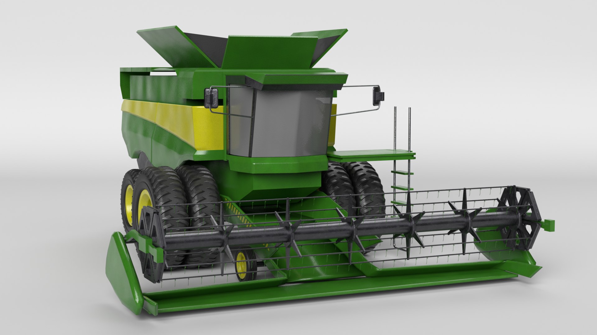 3D model combine harvester - TurboSquid 1570409