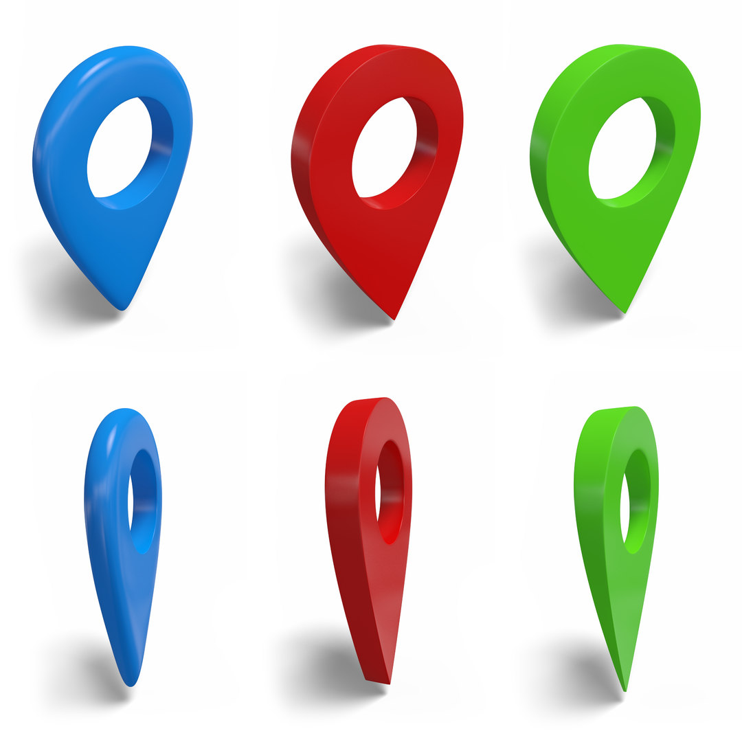 3D 3 geo marker modeled - TurboSquid 1570196