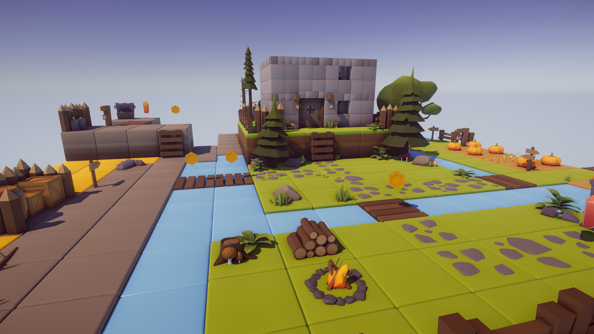 3D model modular cubes nature - TurboSquid 1570211