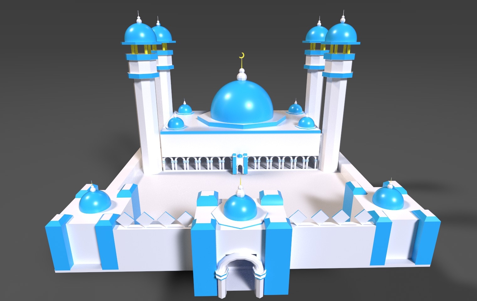 Islamic mosque 3D model - TurboSquid 1570230