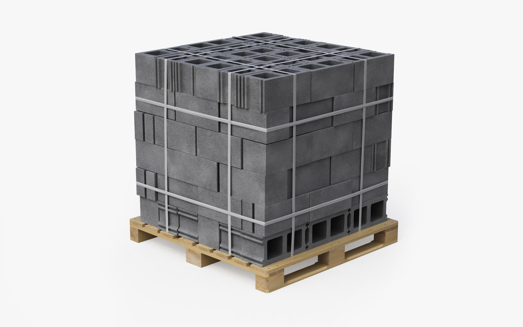 Palete com Blocos v2 Modelo 3D - TurboSquid 1570418