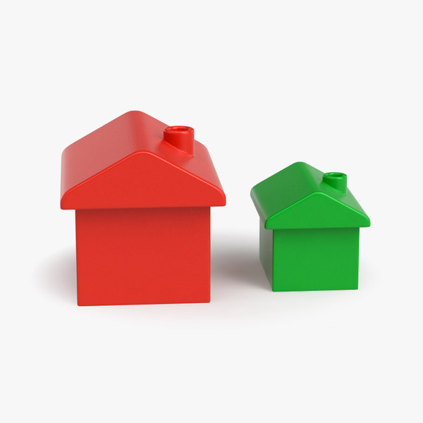 3D monopoly house model - TurboSquid 1570379