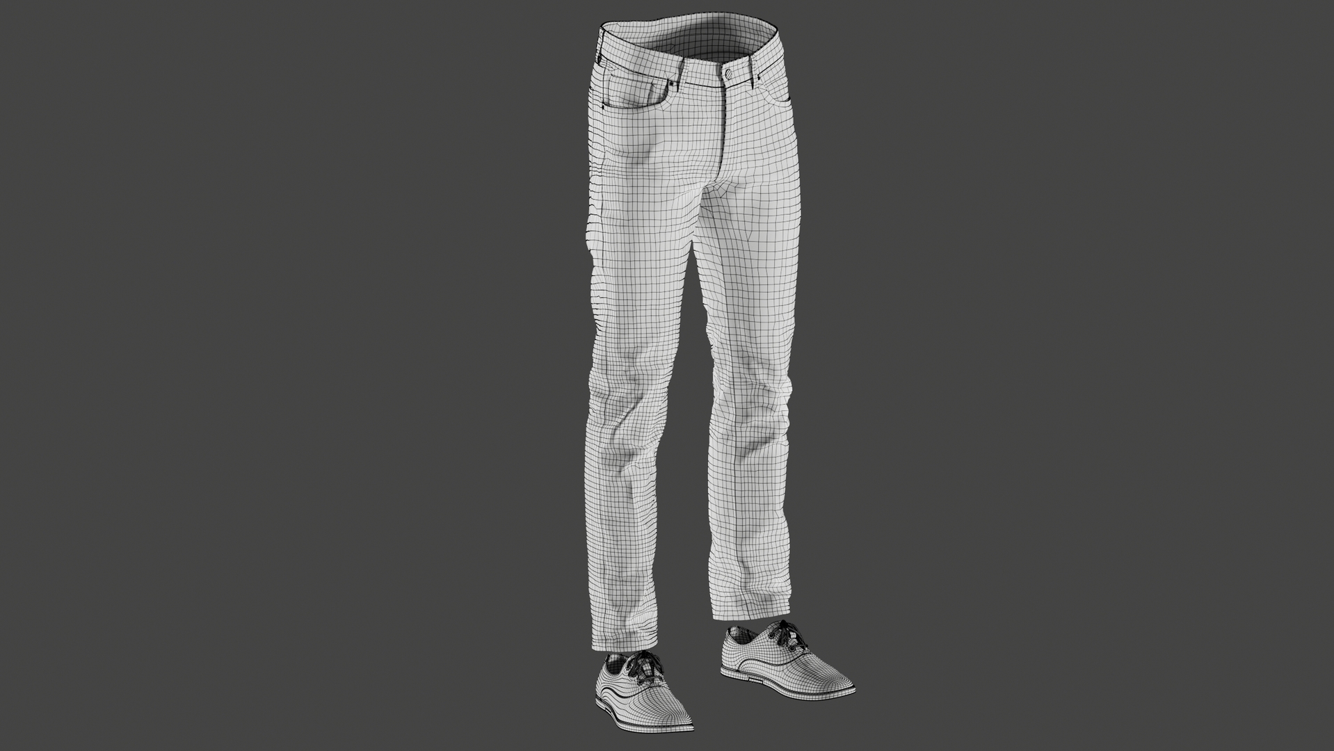 Realistic men s pants 3D model - TurboSquid 1570634