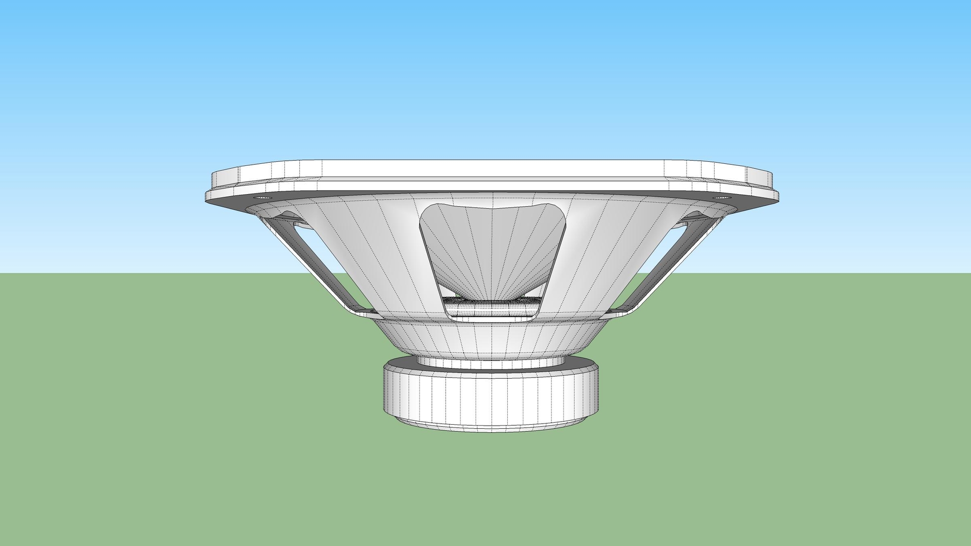 Woofer Speaker - Double Sided - Sketchup Format Modelo 3D - TurboSquid ...
