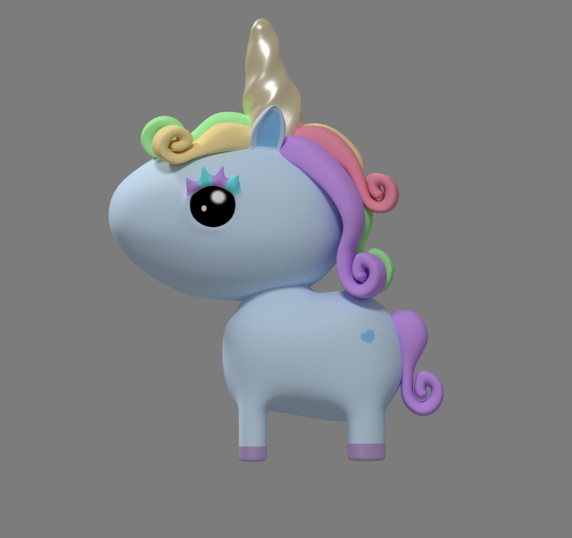 3D unicorn model - TurboSquid 1570638