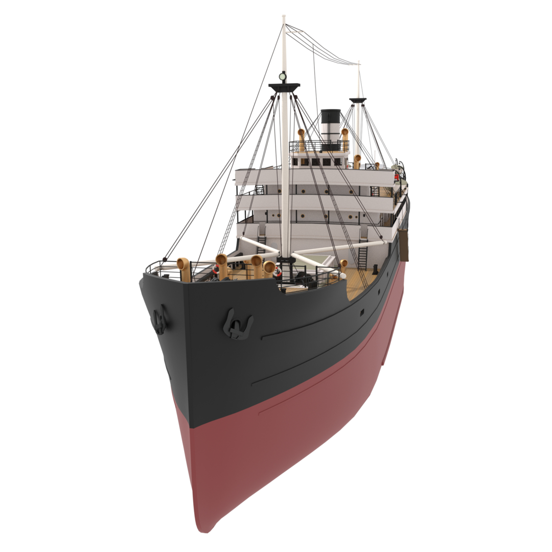 Laker Cargo Steamer Modelo 3D - TurboSquid 1571818