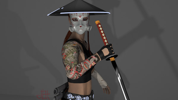 Free Blender Samurai Models | TurboSquid