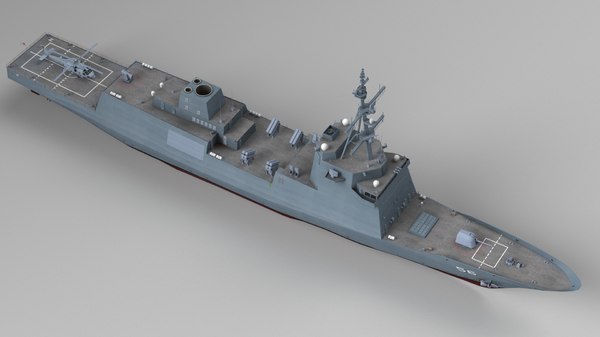 Navy frigate ffg x 3D model - TurboSquid 1570940