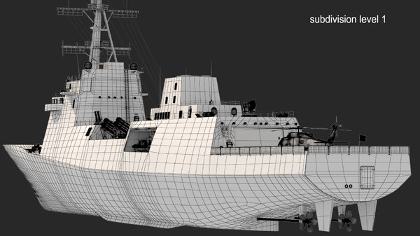 Navy frigate ffg x 3D model - TurboSquid 1570940
