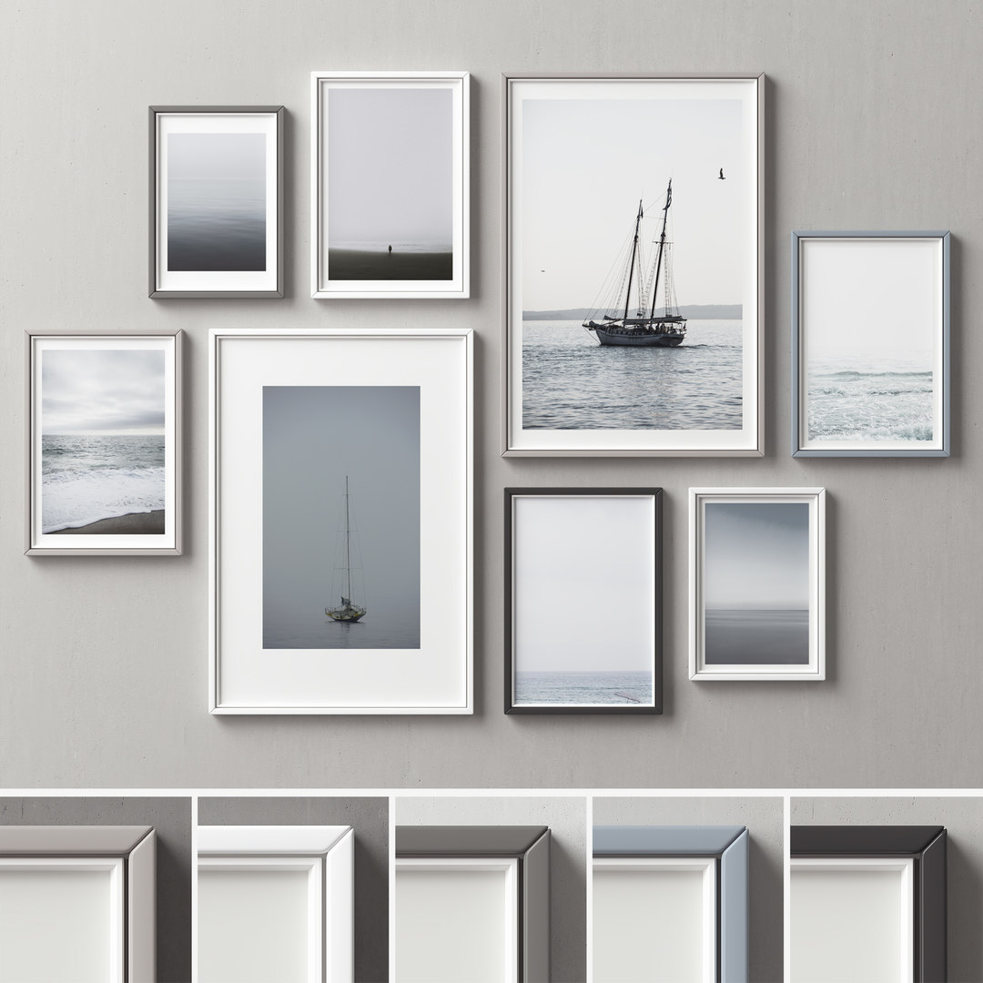 Picture frames 3D - TurboSquid 1571058
