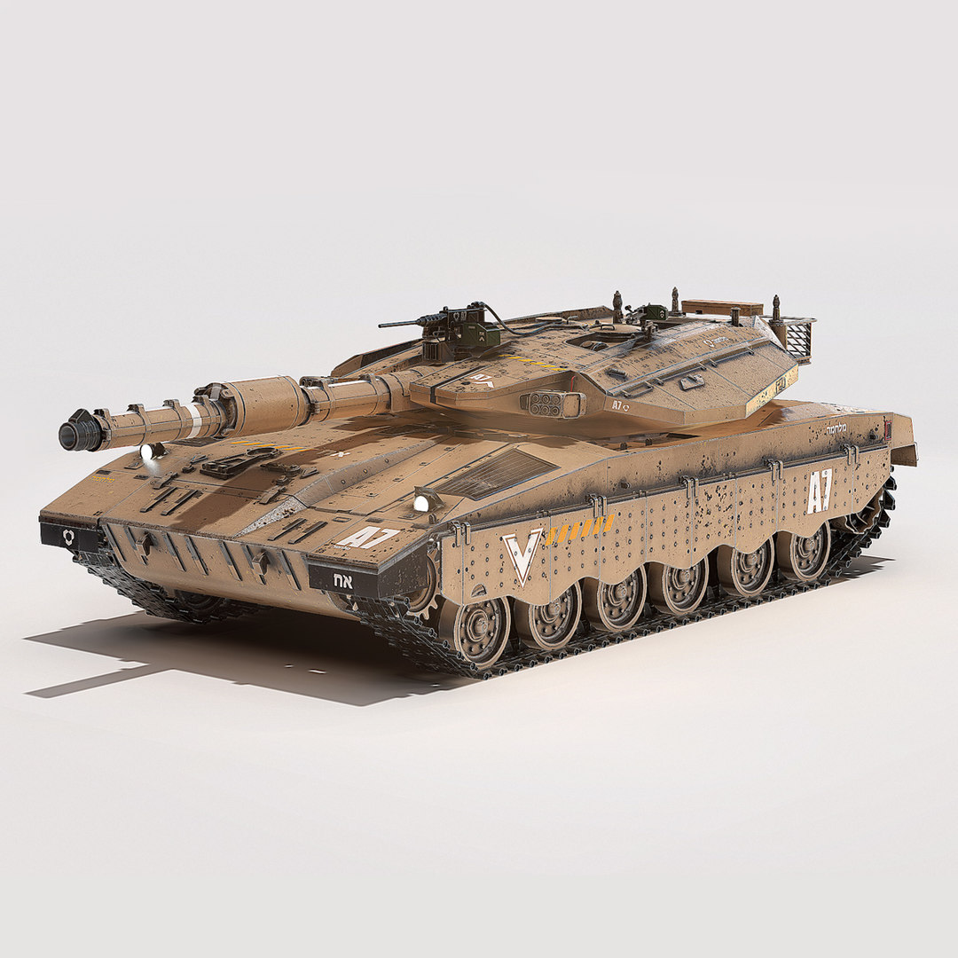 3D realistic merkava battle tank - TurboSquid 1571343