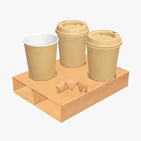 3D cup cardboard biodegradable model - TurboSquid 1571427
