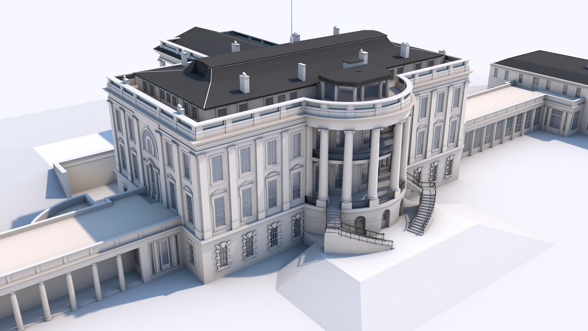 White house washington 3D - TurboSquid 1571471